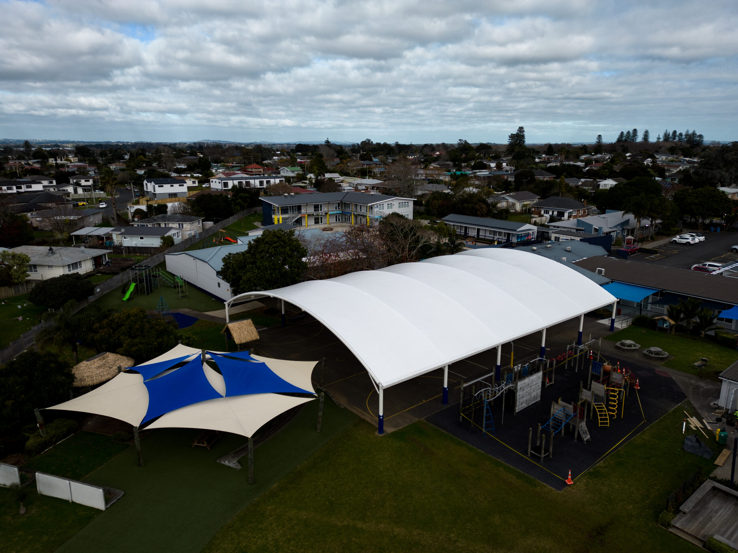 COLA® Canopy: Premium School Shade - Shade Systems NZ